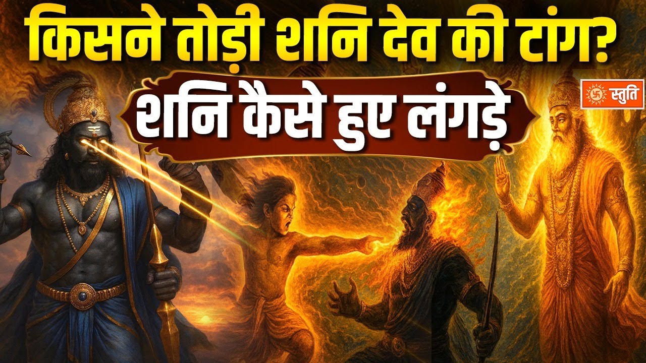 शनि देव क्यों कहलाते हैं लंगड़ा देवता? तीन पौराणिक कथाओं से समझें रहस्य ...